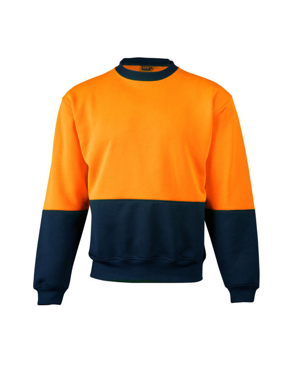 Hi-Vis 2 Tone Crew Neck (SHSW09) - exposedbranding.com